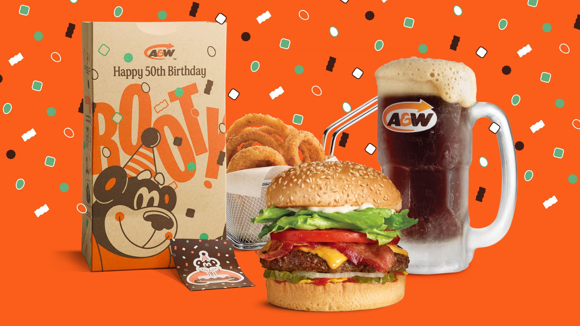 A&W is celebrating Rooty’s 50th birthday with a special Rooty’s ...