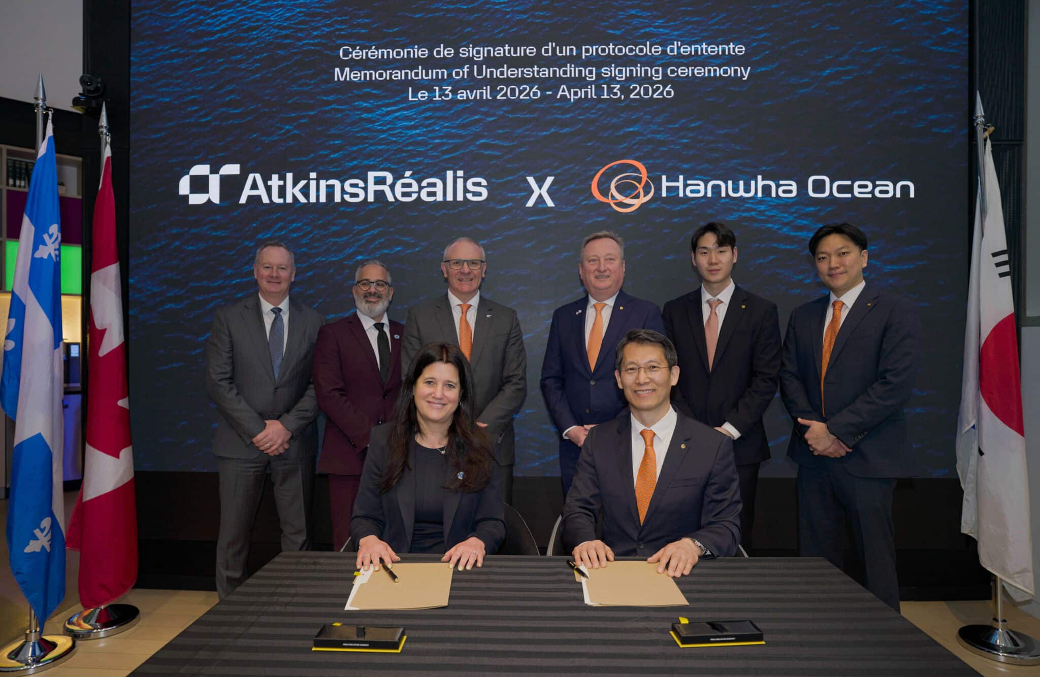 AtkinsRéalis and Hanwha Ocean sign Memorandum of Understanding to ...