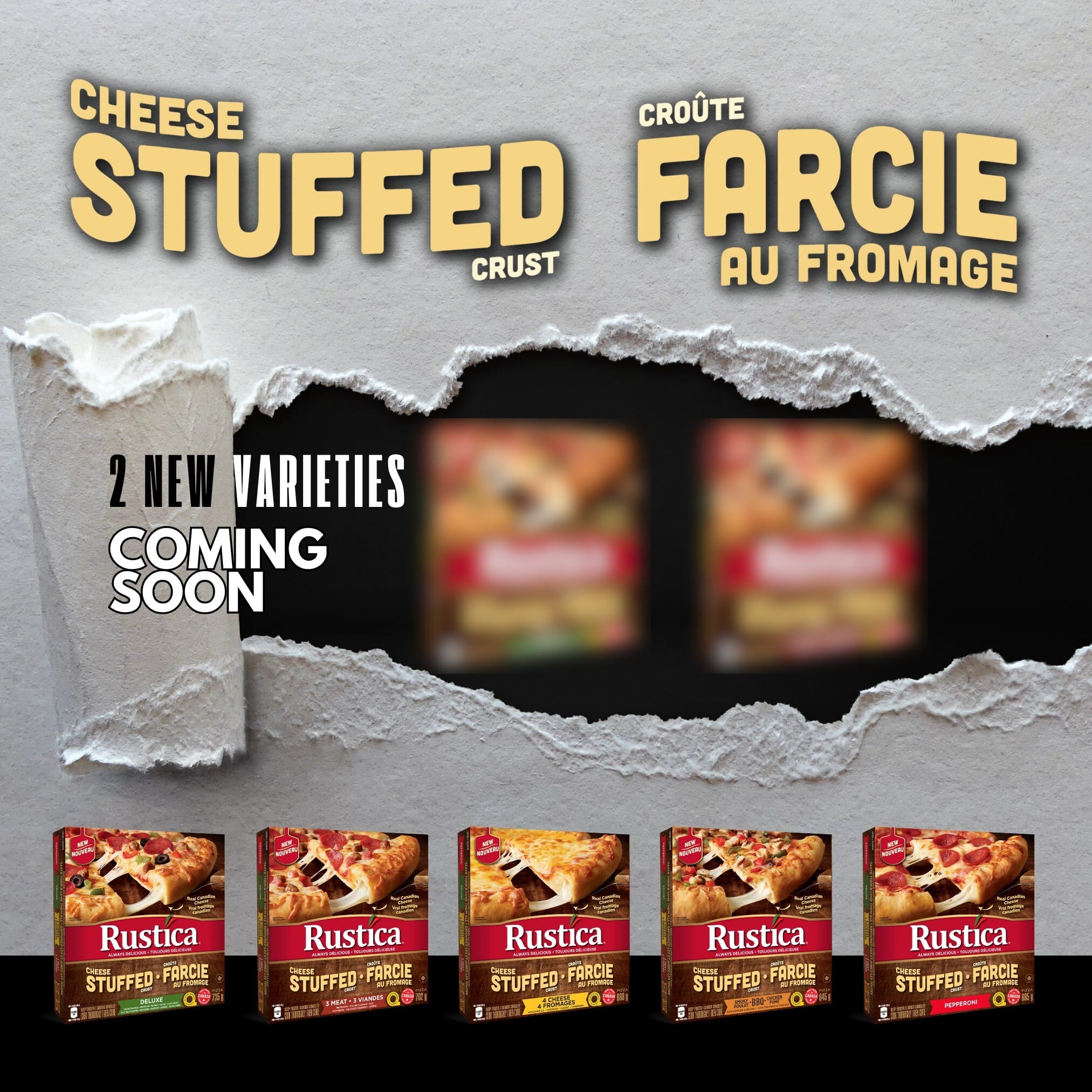 Rustica Teases Two Delicious New Stuffed Crust Pizzas Coming this New ...